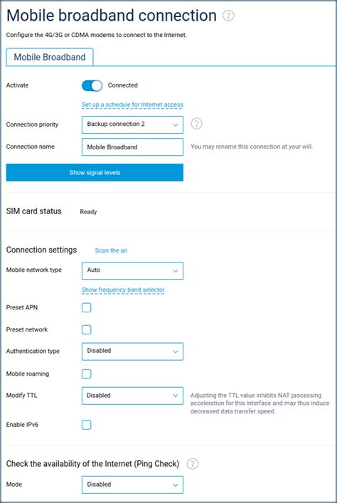 G G Modem Connection Types RAS CDC Ethernet NDIS QMI Keenetic