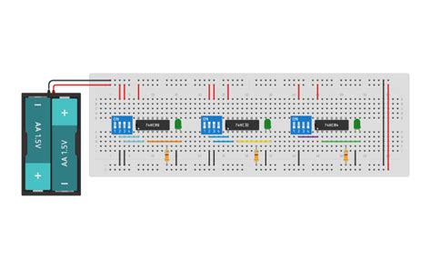 Circuit Design 3 7 And Or Not Logical Gates Circuitos Integrados Tinkercad