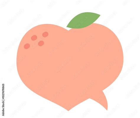 Peach Speech Bubble In Pink And Green Blank Speech Bubble Balloon