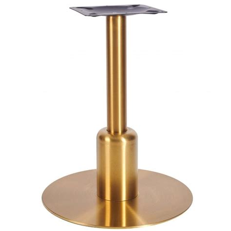 Titan S Round Brass Table Base Large Tablesandtops