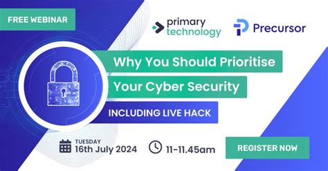 Primary Technology On Linkedin Cybersecurity Webinar Livehack Mfa Threatlandscape