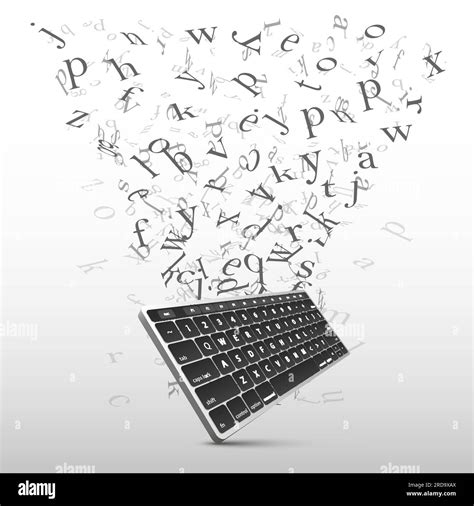 Book Flying Letters Stock Vector Images Alamy