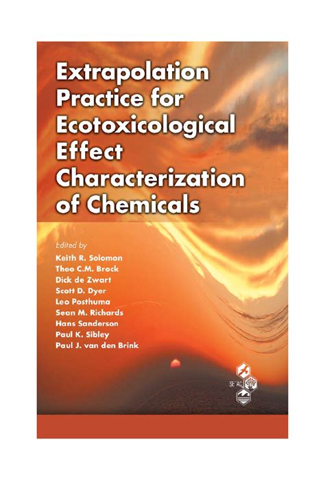Pdf Extrapolation Practice For Ecotoxicological Effect