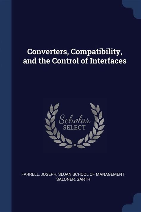 알라딘 Converters Compatibility And The Control Of Interfaces Paperback