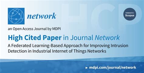 Network Mdpi On Linkedin Highlycitedpaper Iot Intrusiondetection Machinelearning Security