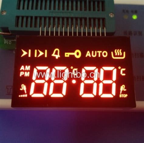Custom Ultra Red 4 Digit 7 Segment Led Display 4 Digit For Oven Timer Manufacturers And