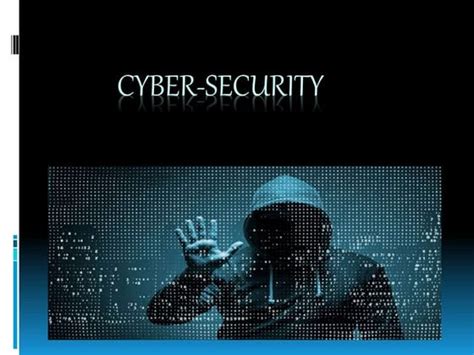 Introduction To Cyber Security Presentation Pdf Information And