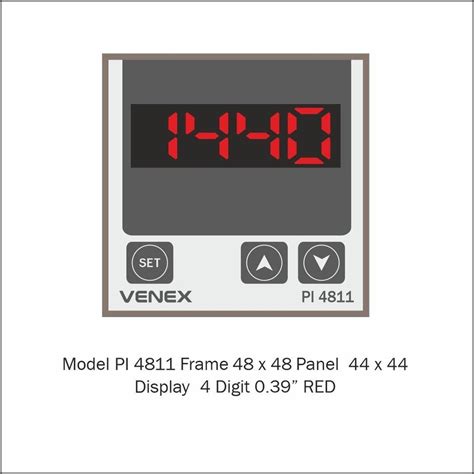 Venex Process Indicator Pi 9611 4 Digit 0 56 Red At Rs 600 In Ahmedabad
