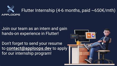 Apploops On Linkedin Flutter Dart Internship
