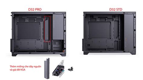 Vỏ Case Jonsbo D32 Std Black Matx Mid Tower Giá Rẻ Trả Góp 0