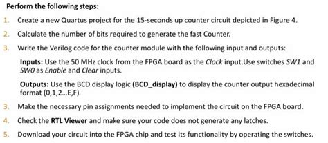 design and implement a circuit that successively