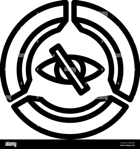 Color Accessibility Ux Ui Design Line Icon Vector Illustration Stock Vector Image Art Alamy