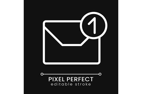 Email Notification Svg Linear Icon MasterBundles Email Notification Svg Linear Icon MasterBundles