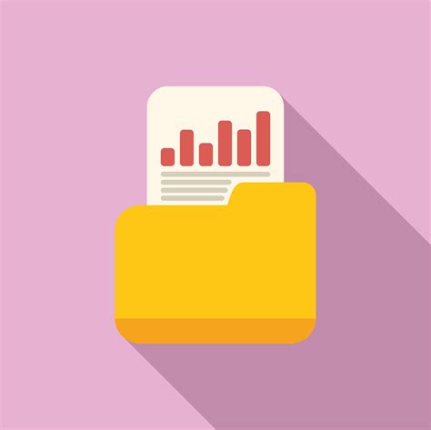 Marketing File Folder Icon Flat Vector Mobile Claim Vector Art At Vecteezy