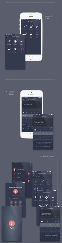 Mobile UI Design For Inspiration Inspiration Graphic Design Blog