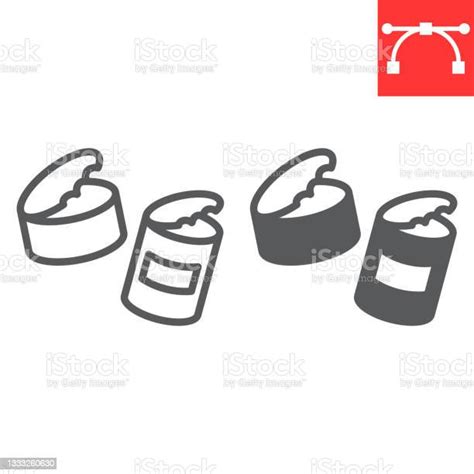 라인과 글리프 아이콘 재활용 및 생태 금속 폐기물 벡터 아이콘 벡터 그래픽 편집 가능한 스트로크 윤곽선 기호 Eps 10을