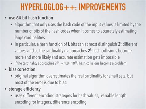 Probabilistic Data Structures Part 2 Cardinality PPT
