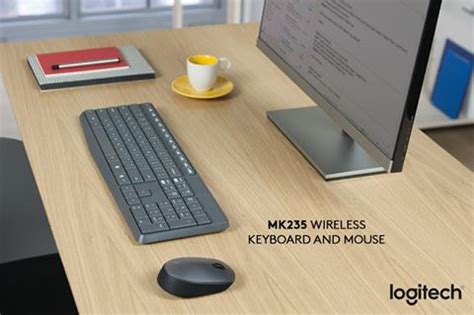 Logitech MK235 Wireless Keyboard And Mouse Combo Galaksi Media