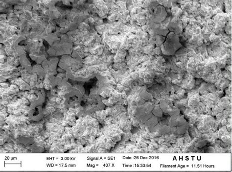 Sem Topography Of 45 Steel Download Scientific Diagram