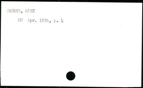 Wenger Mark Mennonite Life