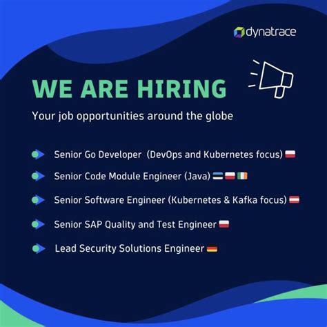 Dynatrace On Linkedin Our Engineering Team Needs You Code Your Next
