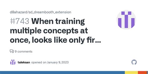When Training Multiple Concepts At Once Looks Like Only First Gets Trained Issue