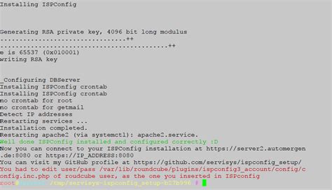 Install Not Completed On Debian Issue Servisys Ispconfig Setup Github