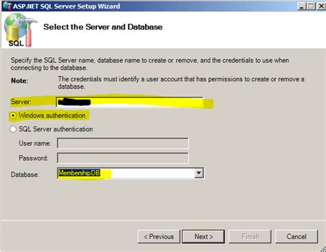 K G Sreeju WalkThrough Aspnet Regsql Exe In ASP Net