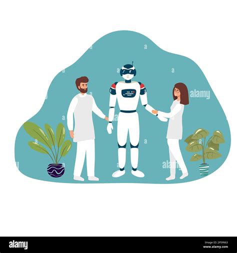Cartoon Nano Tech Research Center For Ai Creation Scientists