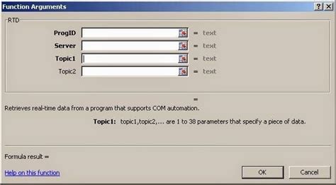 Excel RTD Server Implementation In C Part