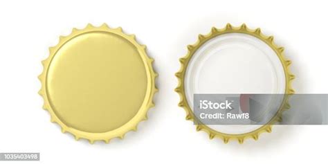 황금 맥주 모자 흰색 배경 평면도에 절연의 전면 및 후면 보기 3 차원 일러스트 레이 션 0명에 대한 스톡 사진 및 기타 이미지