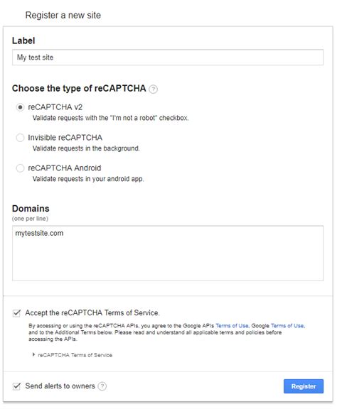 recaptcha on contact form tech blog