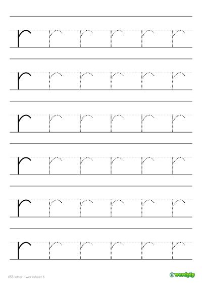 Letter R Worksheet 6