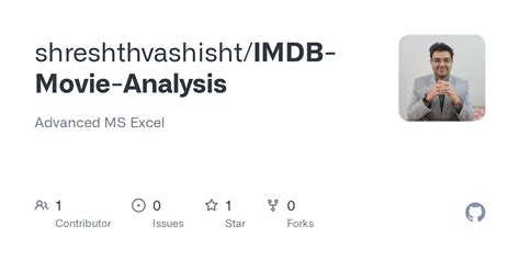 GitHub Shreshthvashisht IMDB Movie Analysis Advanced MS Excel