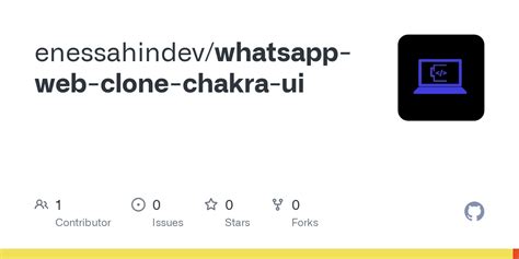 GitHub Enessahindev Whatsapp Web Clone Chakra Ui