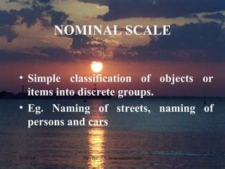 Thiyagu Measurement Scale PPT