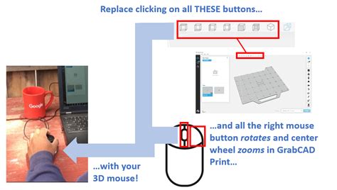 3d Space Mouse Support In Grabcad Print Grabcad Tutorials