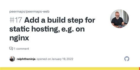 Add A Build Step For Static Hosting Eg On Nginx · Issue 17