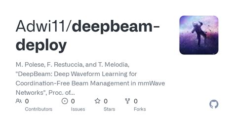 Github Adwi11deepbeam Deploy M Polese F Restuccia And T Melodia Deepbeam Deep
