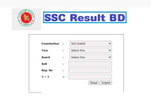 SSC Result With Number Wise Marksheet Download All Board Info Vandar