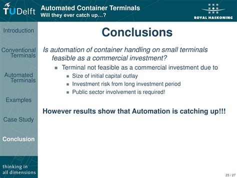 Ppt Automated Container Terminals Will They Ever Catch Up