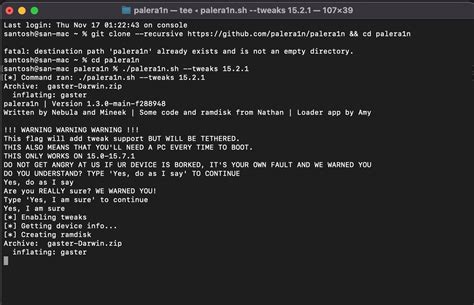 Discussion Palera1n Jailbreak Getting Stuck At Inflating Gaster Rjailbreak