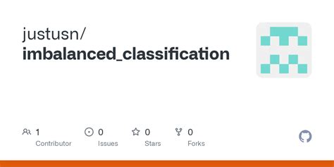 Github Justusnimbalancedclassification · Github