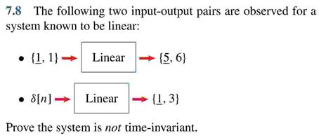 Solved 78 ﻿the Following Two Input Output Pairs Are