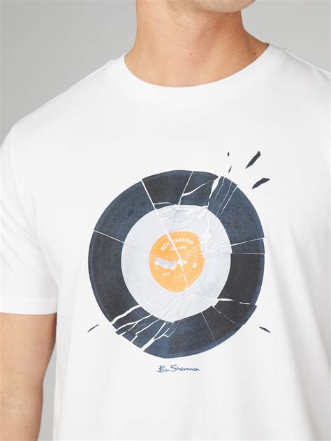 Smashed Record Target Tee