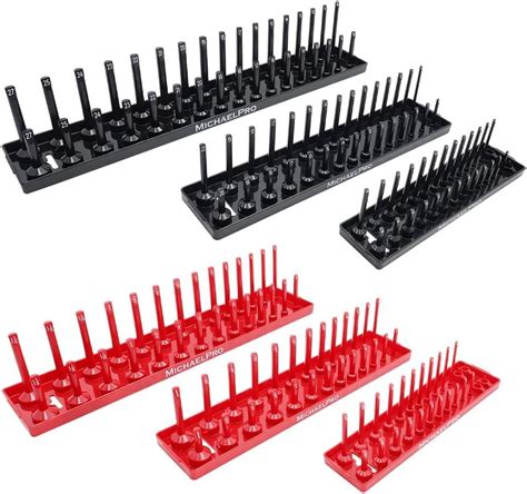 Amazon Com MichaelPro Socket Organizer Set Piece Socket Holder For Inch Drive
