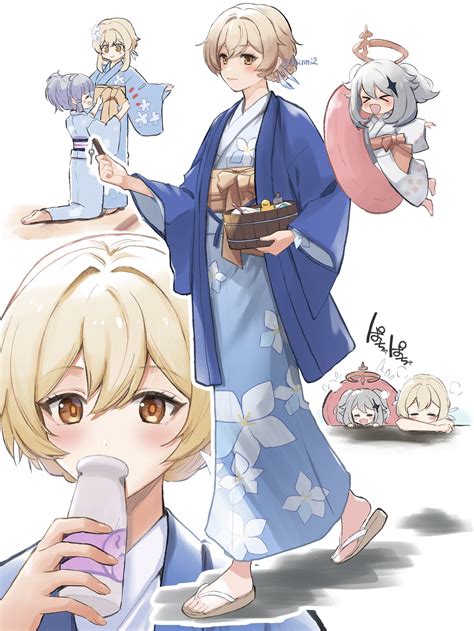 Lumine Paimon And Kamisato Ayaka Genshin Impact Drawn By Itsumi Danbooru