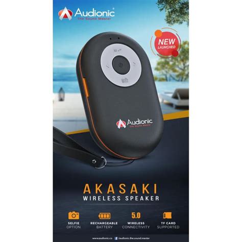 Audionic Portable Speaker Akasaki Audionic Akasaki Portable Speaker Mini Speaker Mobile