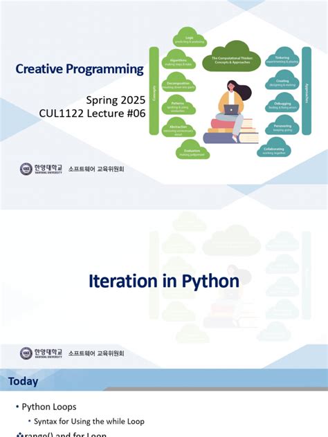 [creativeprogramming]lecture6 Iteration In Python Pdf Control Flow Software Engineering