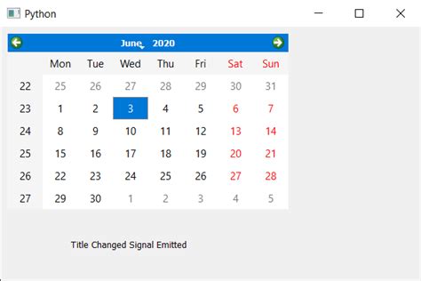 pyqt5 qcalendarwidget 标题更改信号 码农参考